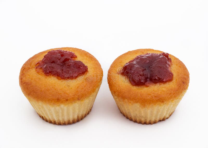 Two sweet Muffins stock photo. Image of breakfast, horizontal - 36004788