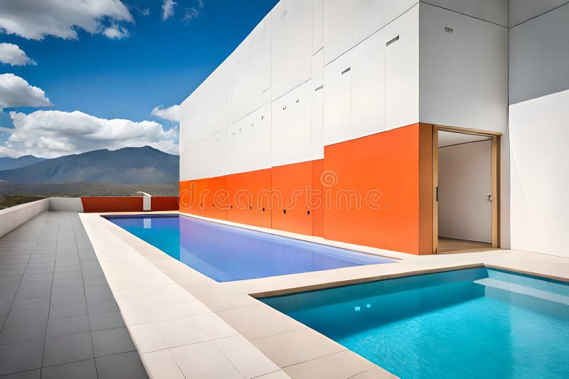 Two Swimming Pools on Rooftop with Stunning Mountain Panoramic View and ...