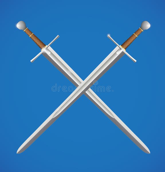 Two Swords Crossed Stock Illustrations – 941 Two Swords Crossed Stock ...