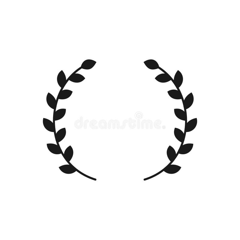 Symmetrical Semicircular Wreath Frame Stock Illustrations – 13 ...