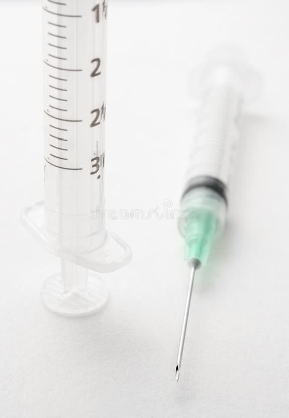 Two syringes stock photo. Image of infection, danger, hospital - 1612828