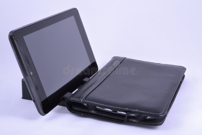 Two tablets at table stock photo. Image of white, facility - 56210282