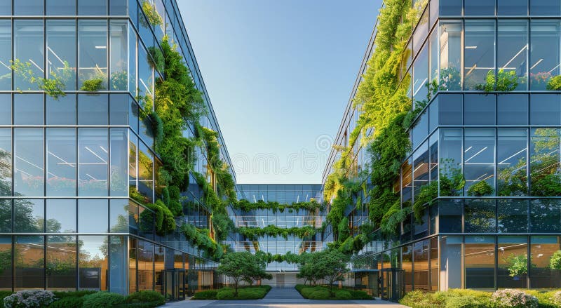 Tall Buildings with Plants stock photo. Image of buildings - 315508546
