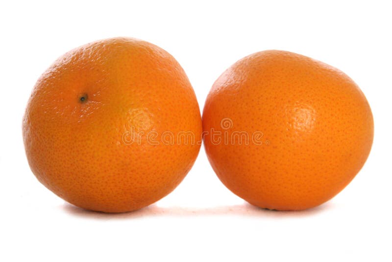 Two tangerines cutout stock photo. Image of white, cutout - 15063106