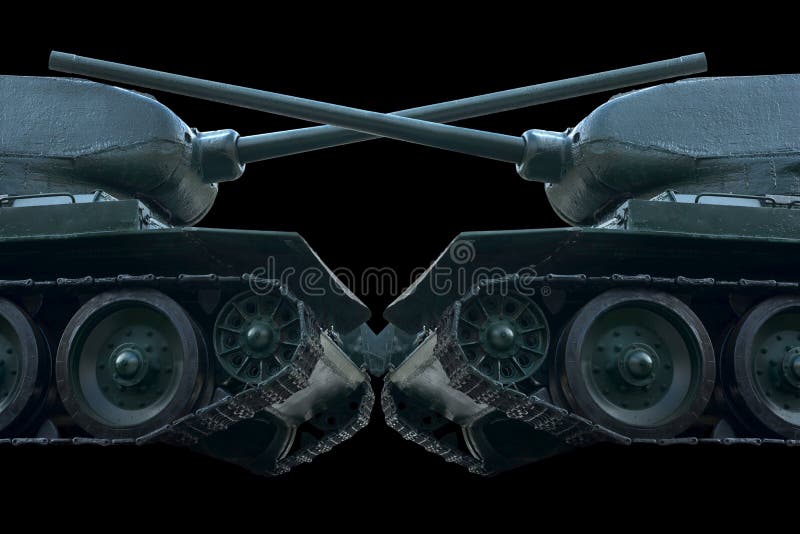 Two Tanks , Facing Each Other Stock Image - Image of army, resistance ...