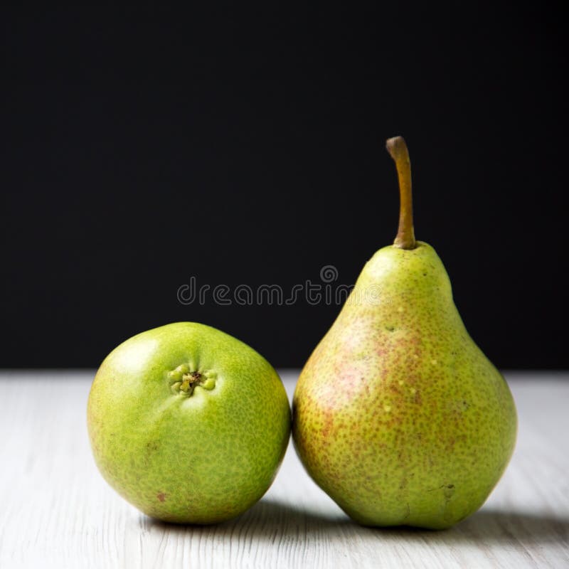 Two Tasty Pears, Side View. Close-up Stock Photo - Image of freshness ...