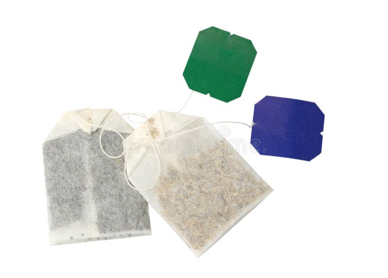 Two Tea Bags stock image. Image of aroma, calming, drink - 20360695