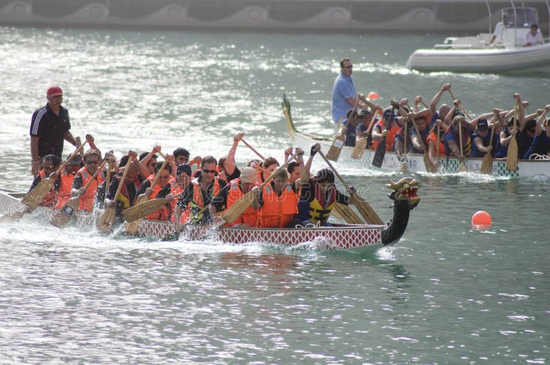 Dragon Boat Race editorial photography. Image of asia - 4307892