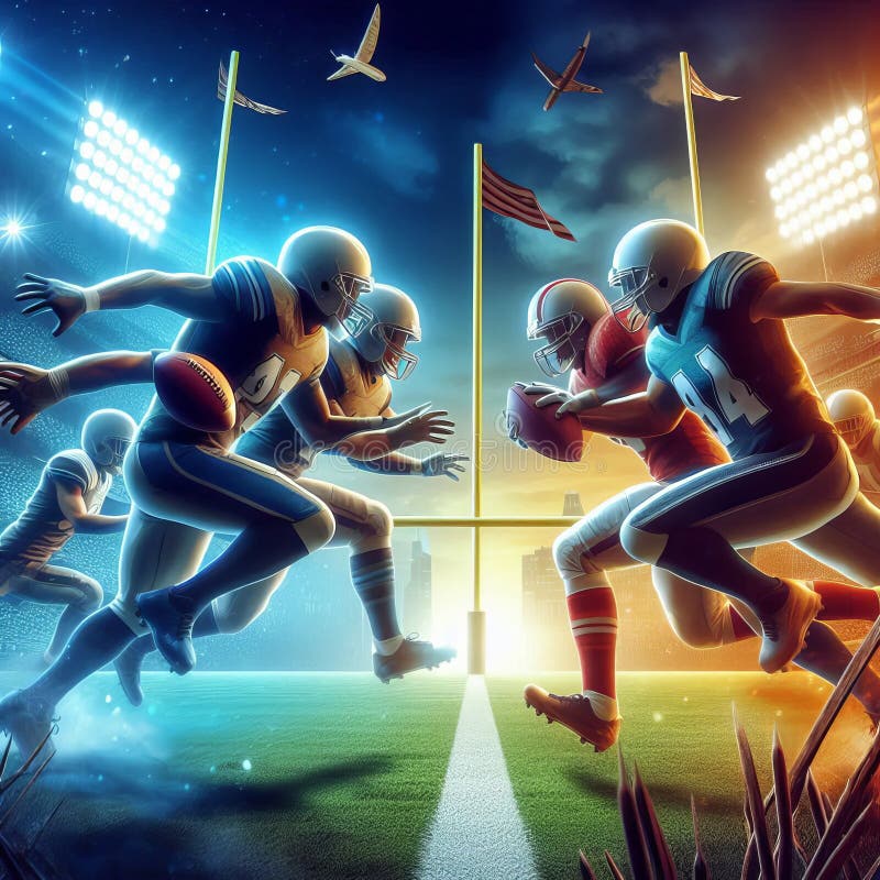 Two Teams of Players Each Try To Score Points by Advancing the B Stock ...