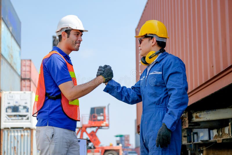 Container area stock photo. Image of industry, leave - 16702742