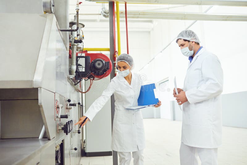 Food Production Factory Staff Stock Photo - Image of food, profession ...