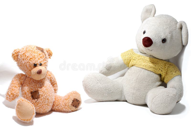 Teddy bears back view stock image. Image of used, christmas - 2938873