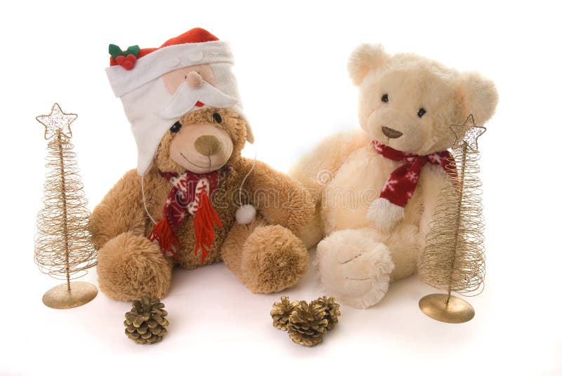 Two teddy bears stock image. Image of bears, teddies - 12121713