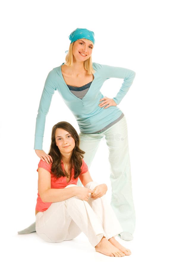Two pretty teenage girls stock image. Image of friendly - 4527661 Two pretty teenage girls stock image. Image of friendly - 4527661
