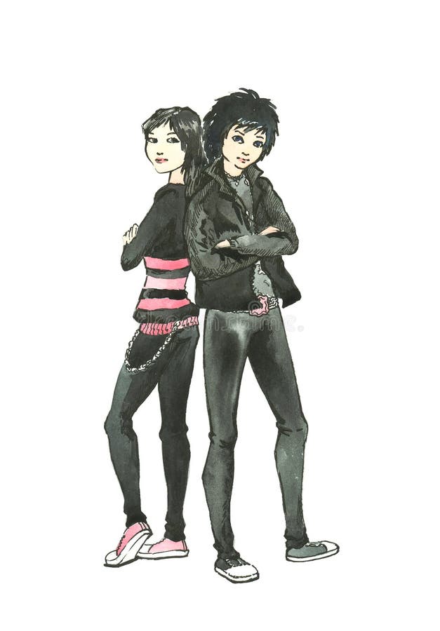 Emo Girl Drawings Full Body