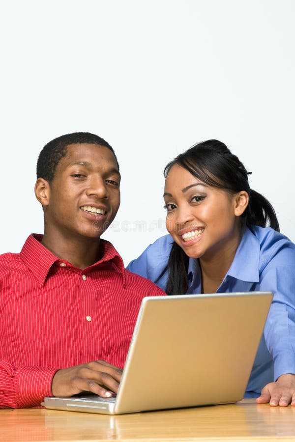 African students computer stock photo. Image of computer - 29039508