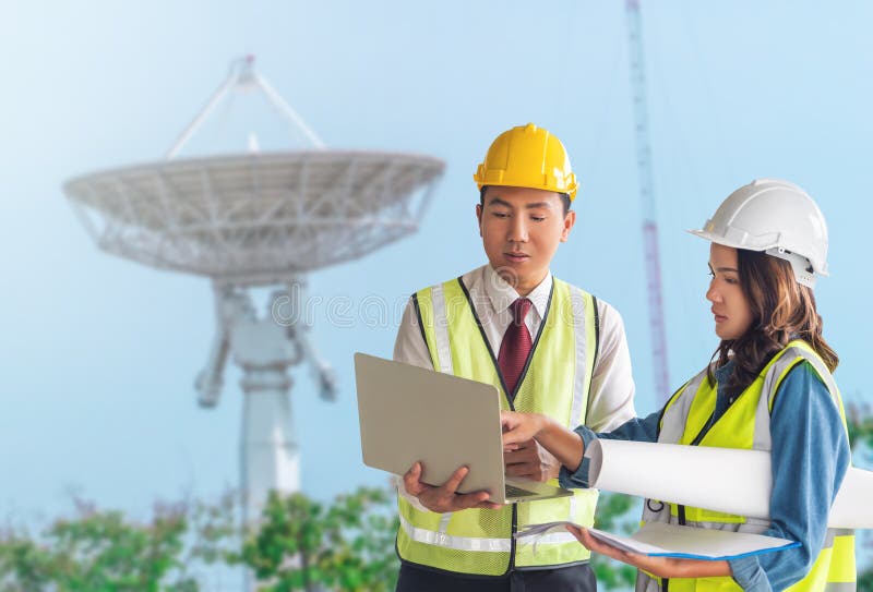 The Telecommunication Engineer Stock Photo - Image of cell ...