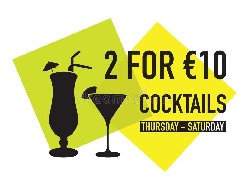 Two for ten pounds deal stock vector. Illustration of shot - 67210833