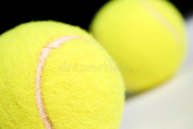 Bowl of Yellow Tennis Balls Stock Image - Image of balls, professional ...