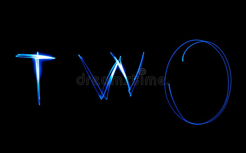 Two - text stock image. Image of number, symbol, blue - 19199907