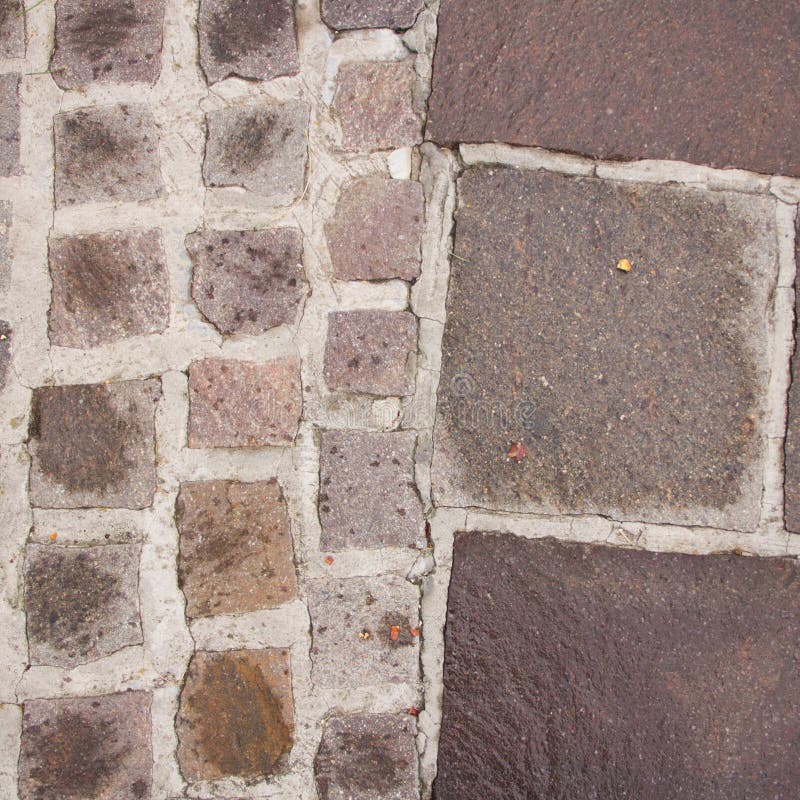 Two textures stock photo. Image of cobblestone, line - 80351324