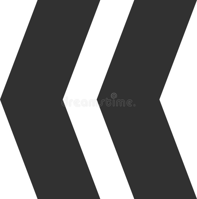 Two Thick Arrows Pointing To the Left, Creating a Simple and ...