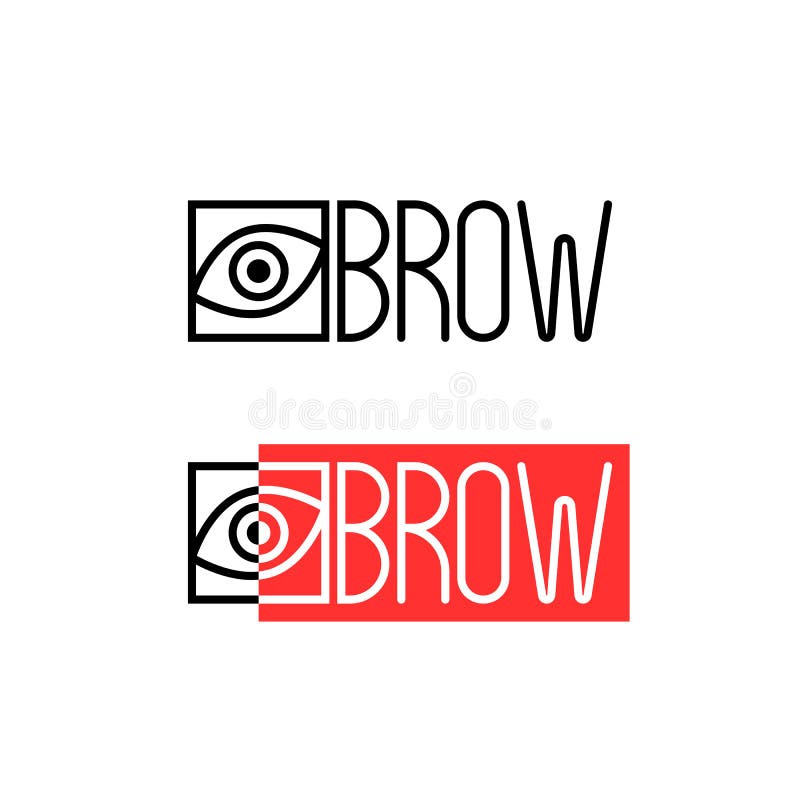 Permanent Makeup Logo Template. Set of Logo for Makeup Artist Stock ...