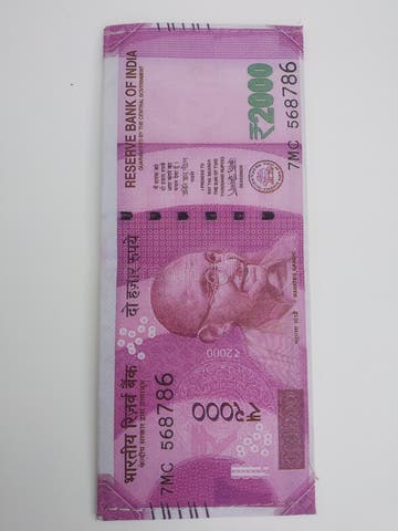 680 Indian Currency Two Thousand Rupees Stock Photos - Free & Royalty ...