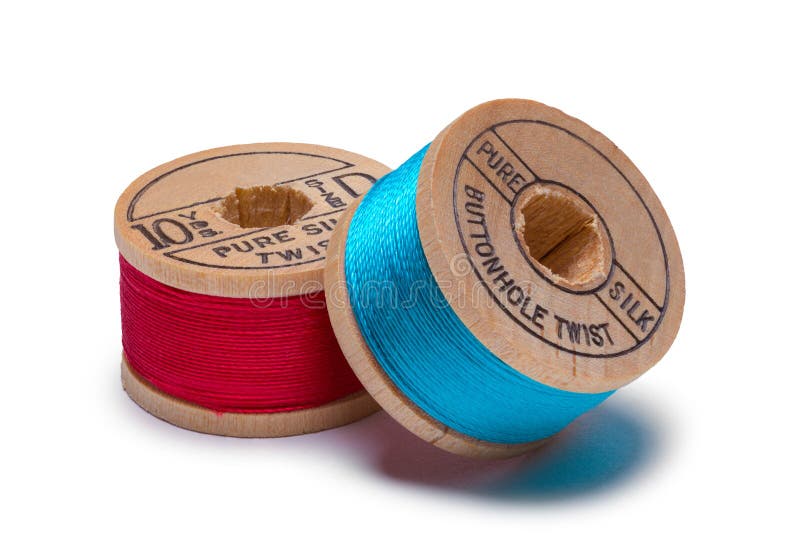 Two Thread Bobbins stock image. Image of string, sewing - 295728553