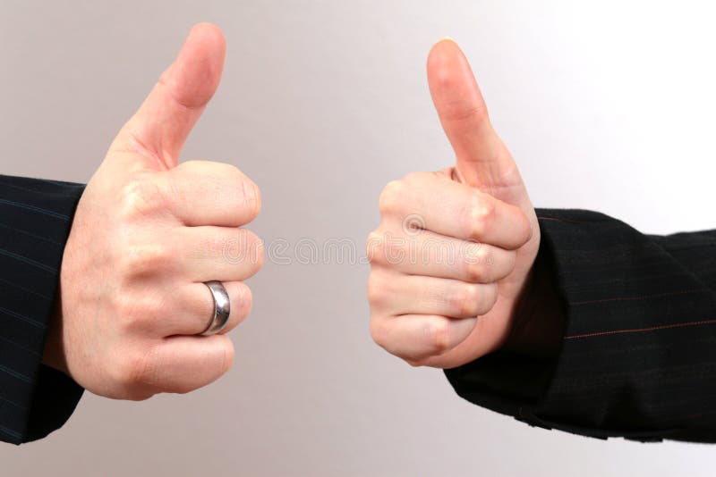 Two Thumbs Up stock photo. Image of caucasian, businessman - 1719612