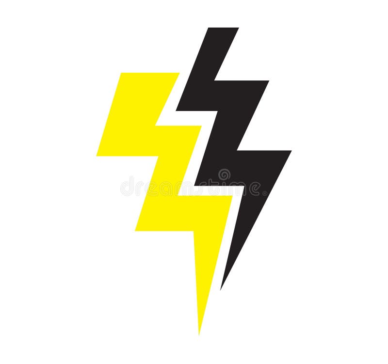 Two Thunder Lightning Symbols Stock Illustrations – 5 Two Thunder ...