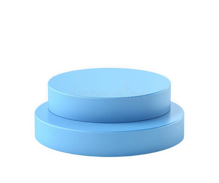 White Two Tiered Cylindrical Podium Stock Illustrations – 185 White Two ...