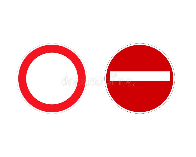 Two Times Stop Sign. Stop Icons Isolated on White Background Stock ...