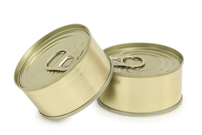 Two tin cans isolated stock photo. Image of lifestyle - 347667662