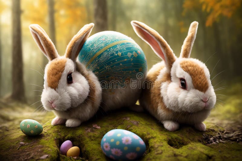Two Tiny Cute Fluffy Creatures that Look Like Strange-looking Easter ...