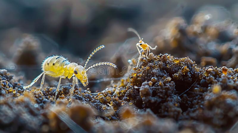 Yellow Springtails Stock Illustrations – 3 Yellow Springtails Stock ...