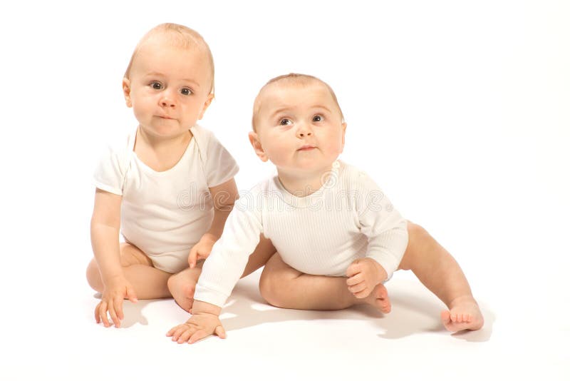 Two toddlers stock photo. Image of affection, portrait - 1561806