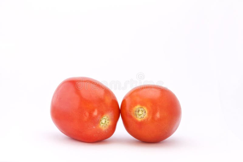 Two tomato on white stock image. Image of healthy, vegetable - 88387951