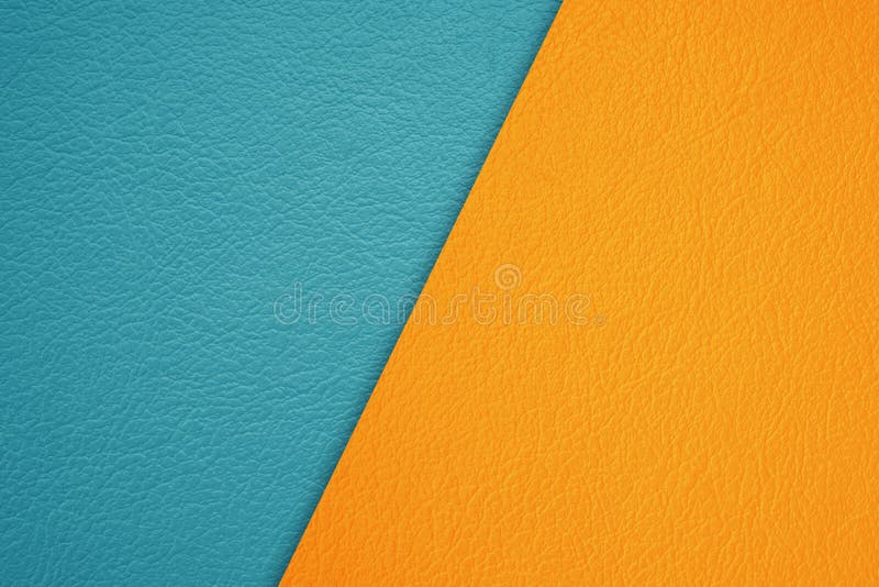 Two Tone ,blue and Orange, Artificial PVC Leather Useful for Abstract ...