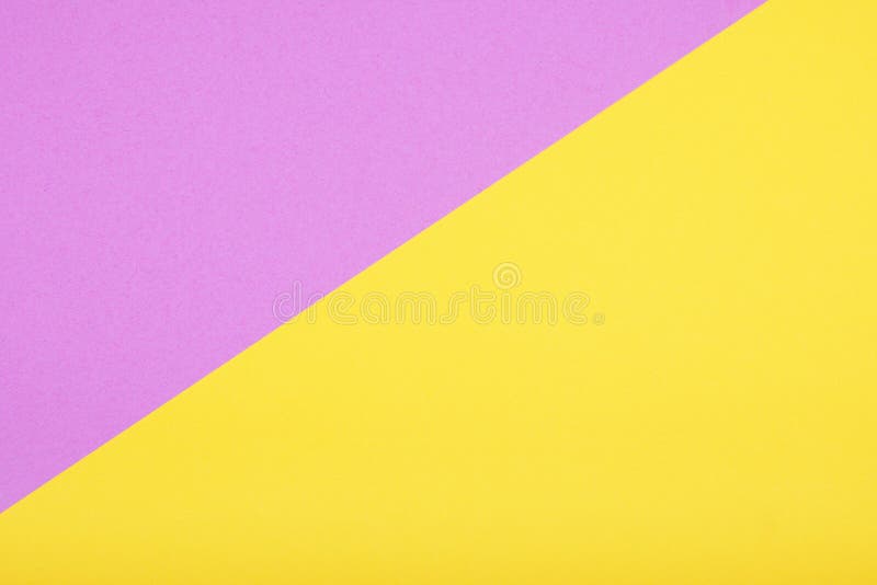 Two-tone Color Paper Background in Yellow and Pink Stock Photo - Image ...