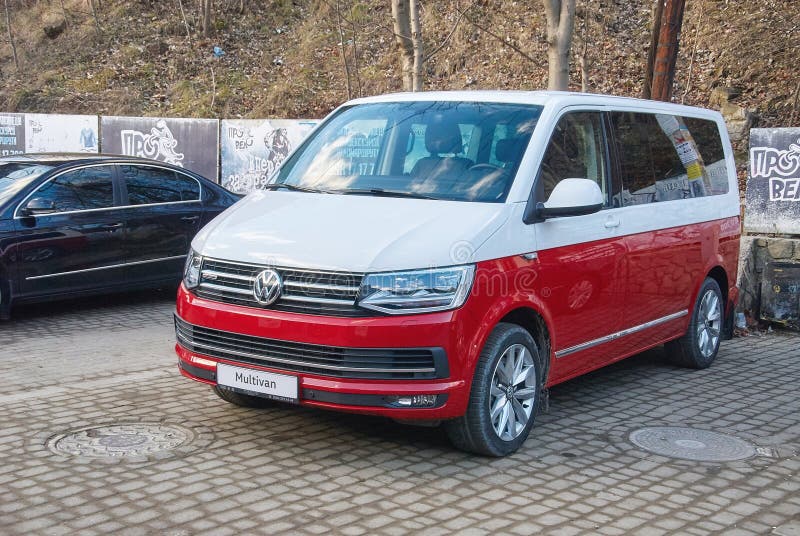 Two Tone Colored Volkswagen Multivan Editorial Stock Photo - Image of ...