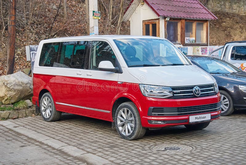 Two Tone Colored Volkswagen Multivan Editorial Photo - Image of model ...
