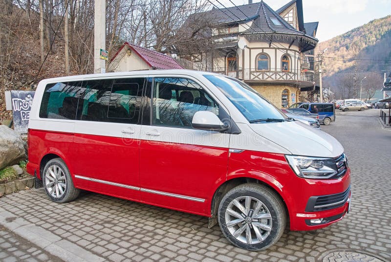 Two Tone Colored Volkswagen Multivan Editorial Stock Photo - Image of ...
