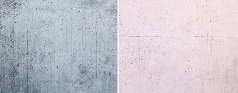 Two-tone Concrete Wall Background Showing a Pink and Blue Painted ...