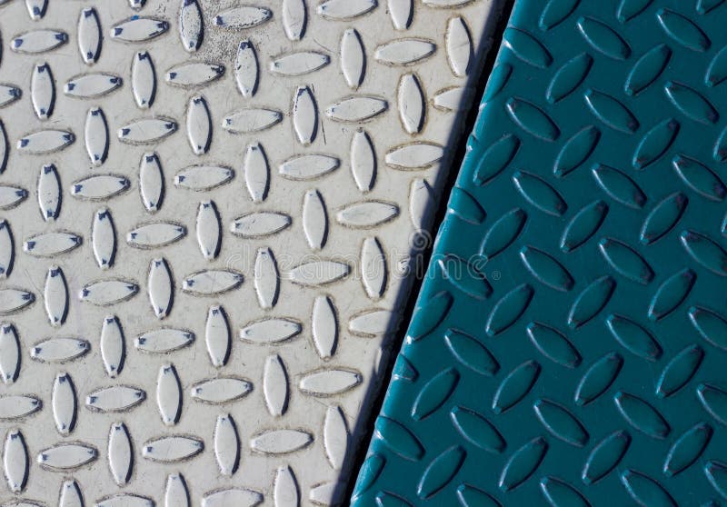 Used diamond plate stock image. Image of metallic, tarnished - 1189309