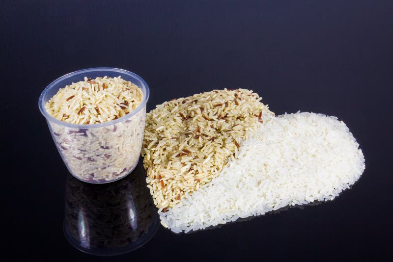 Two tone hearth rice stock image. Image of food, diet - 32413287