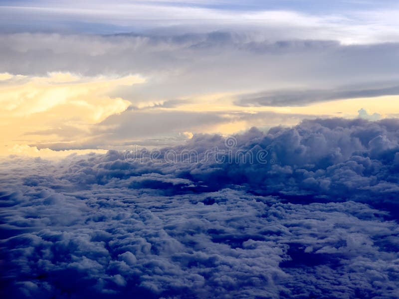 Two tone of the Sky stock photo. Image of cloud, sunset - 269658850