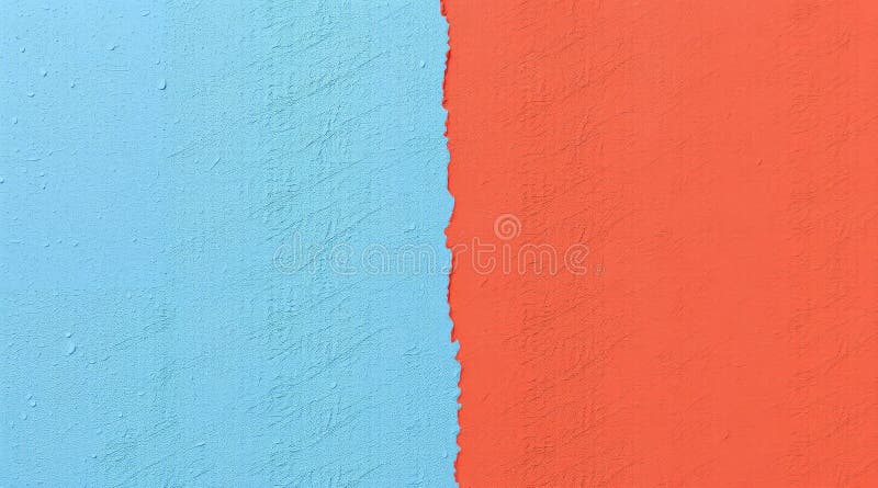 Two Tone Textured Wall Blue Orange Vertical Split Stock Photos - Free ...