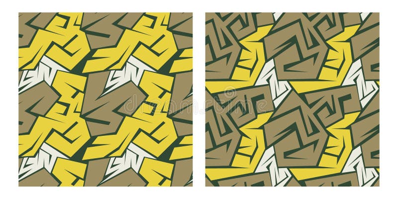 Two Tone Vector Abstract Background Pattern Set for Festival Banner ...