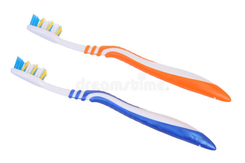 Two toothbrushes stock photo. Image of close, hygiene - 14119656